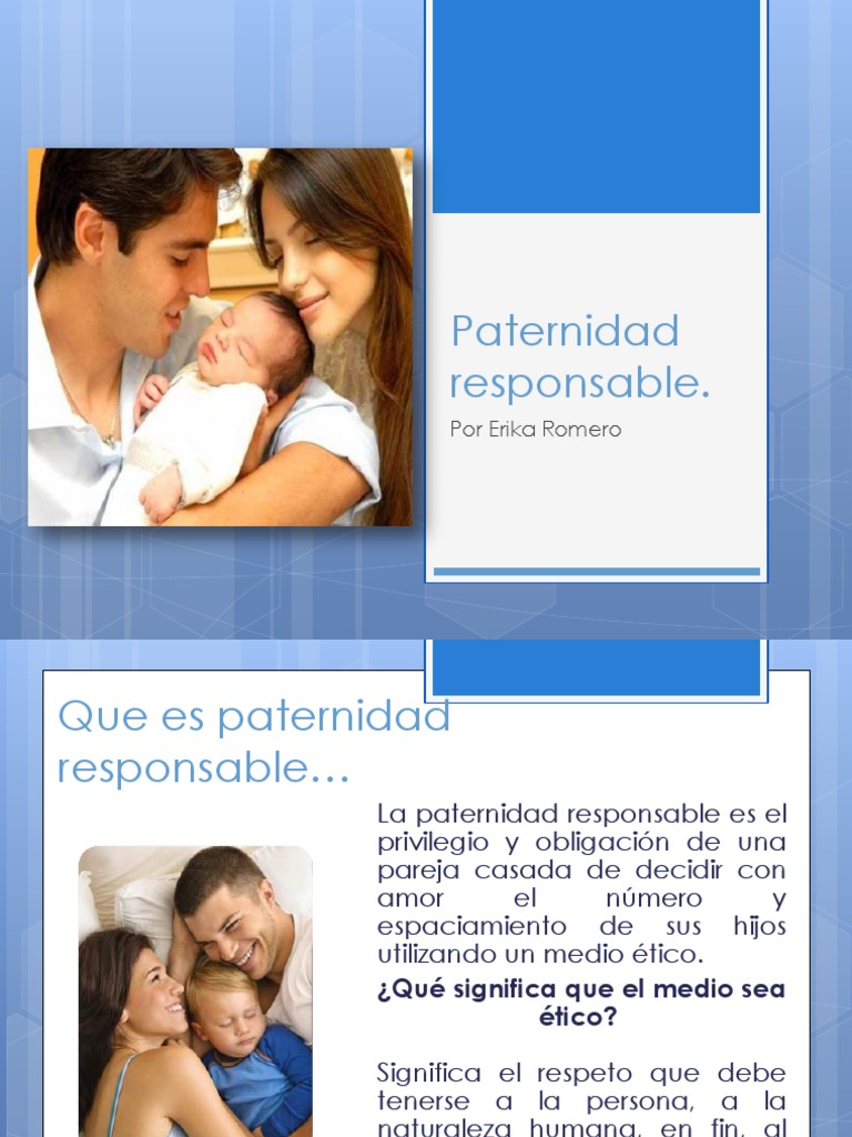 Paternidad Responsable | PDF | Control de la natalidad | Familia