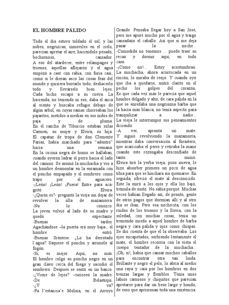 EL HOMBRE PÁLIDO | PDF