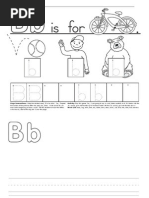 Worksheet Letter BB | PDF
