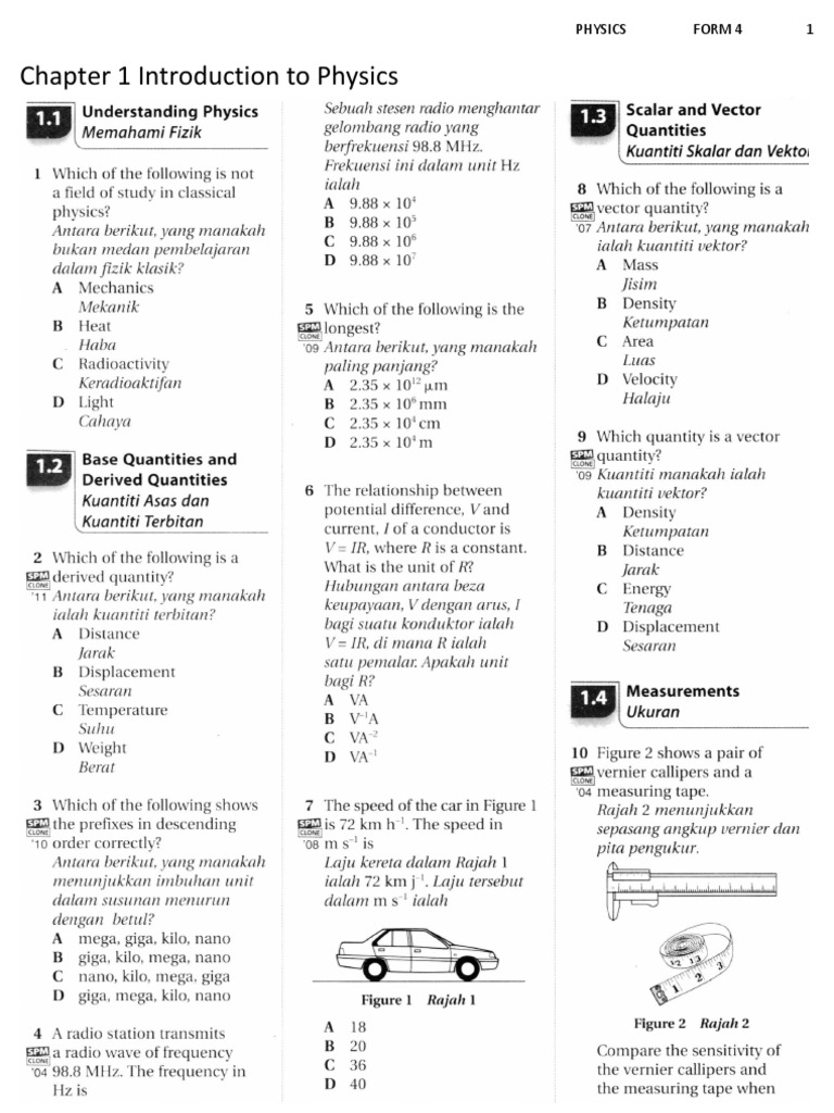 Physics Form 4 Overview | PDF | Wellness