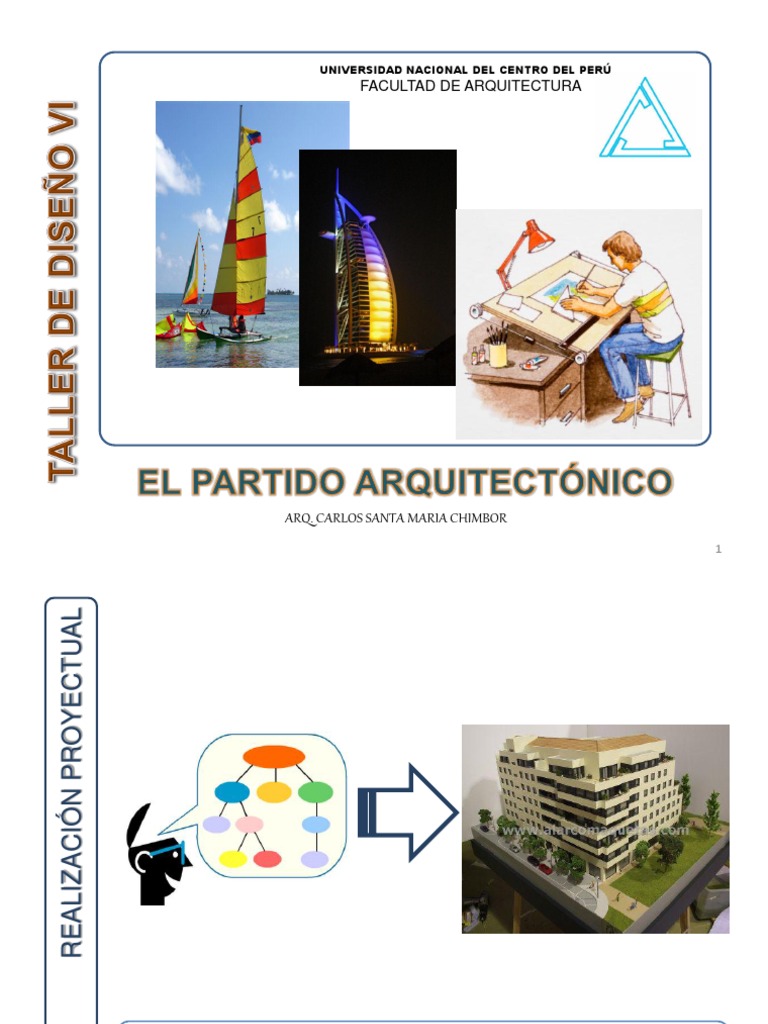 TALLER DE DISEÑO VI - EL PARTIDO ARQUITECTONICO