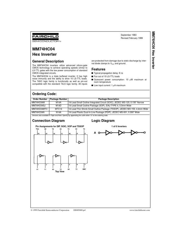 74HC04 | PDF