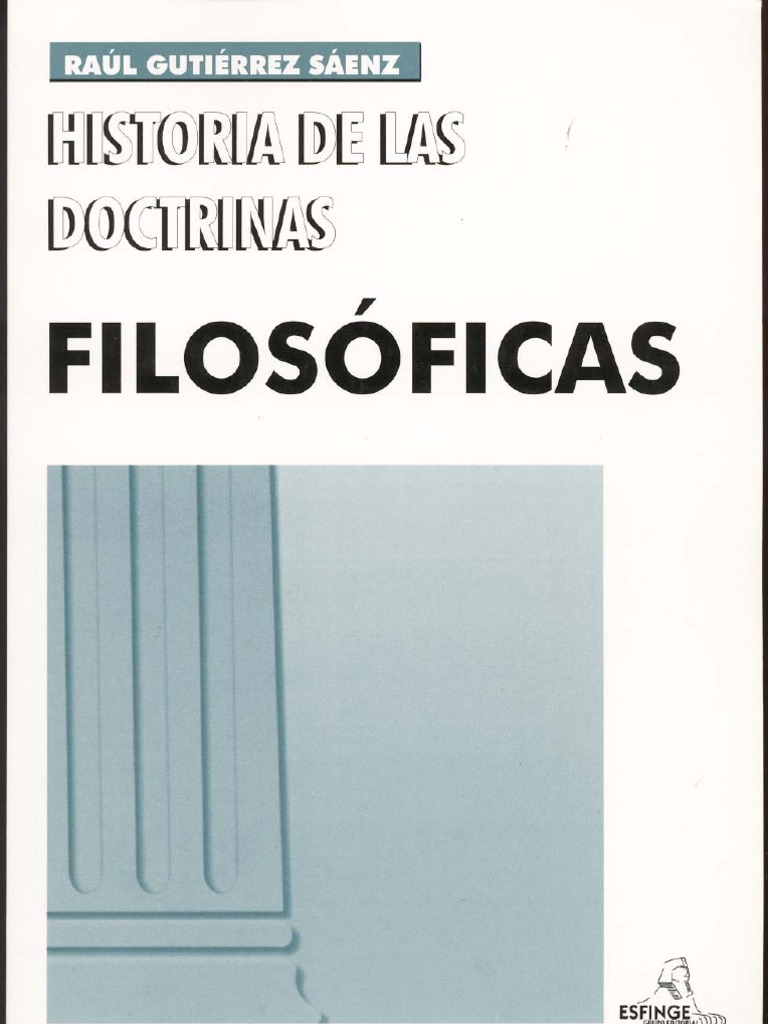 Historia de Las Doctrinas Filosoficas | PDF