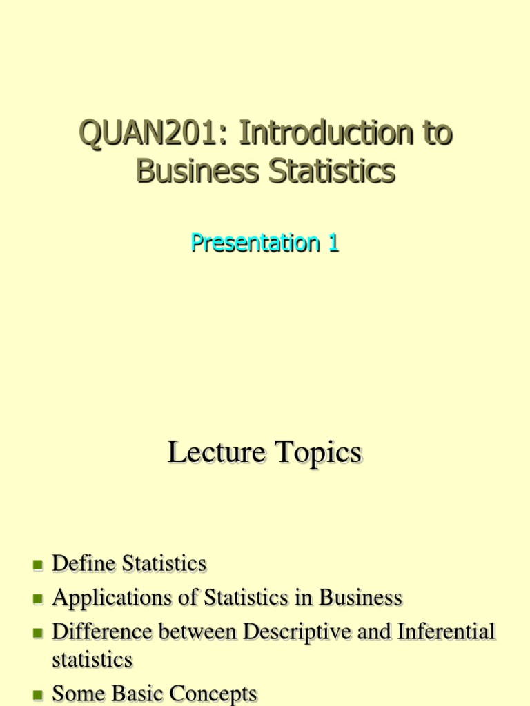 PowerPoint Presentation On Statistics | PDF | Histogram | Statistics