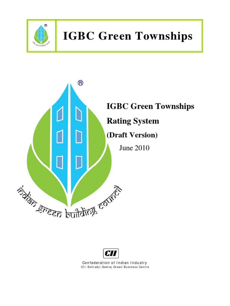 IGBC Green Townships Rating System | PDF | Efficient Energy Use | Green ...