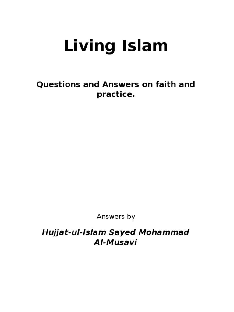 Living Islam | Download Free PDF | Islamism | Islamic Ethics