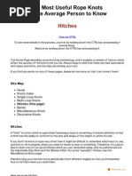 Comprehensive Knot Tying Guide | PDF | Knot | Rope