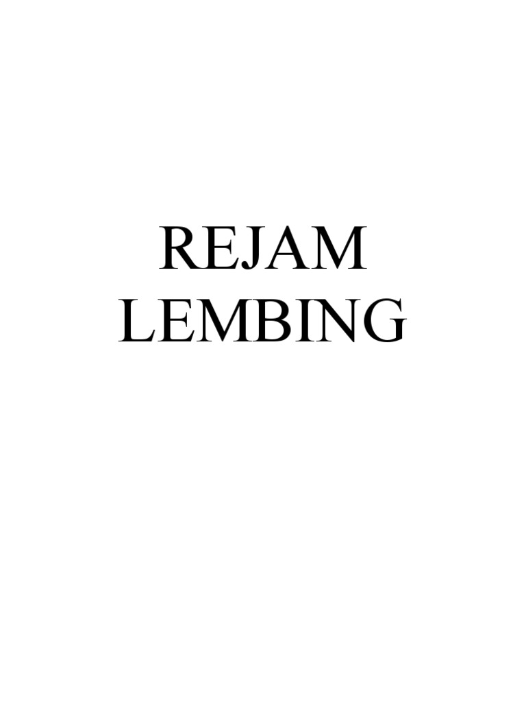 Rejam Lembing | PDF