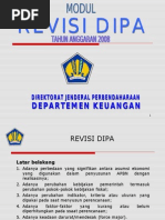 Panduan Revisi DIPA Satker 2025 | PDF