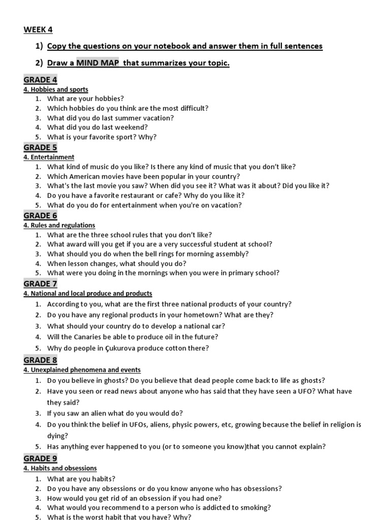 Grade-Specific Writing Prompts Guide | PDF | Language Arts & Discipline ...