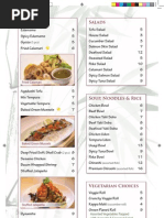 Nuri Sushi Menu and Prices Overview | PDF | Sushi | Japanese Cuisine