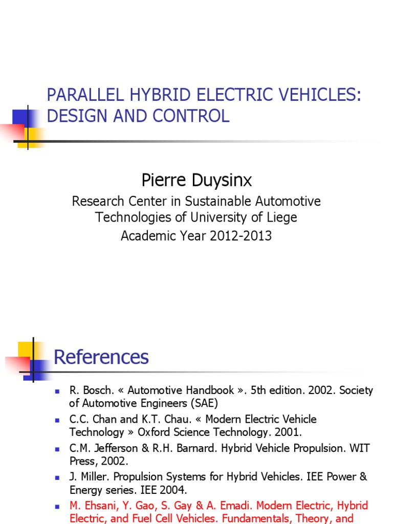 Speh Hev Parallel 2012 | PDF | Hybrid Vehicle | Transmission (Mechanics)