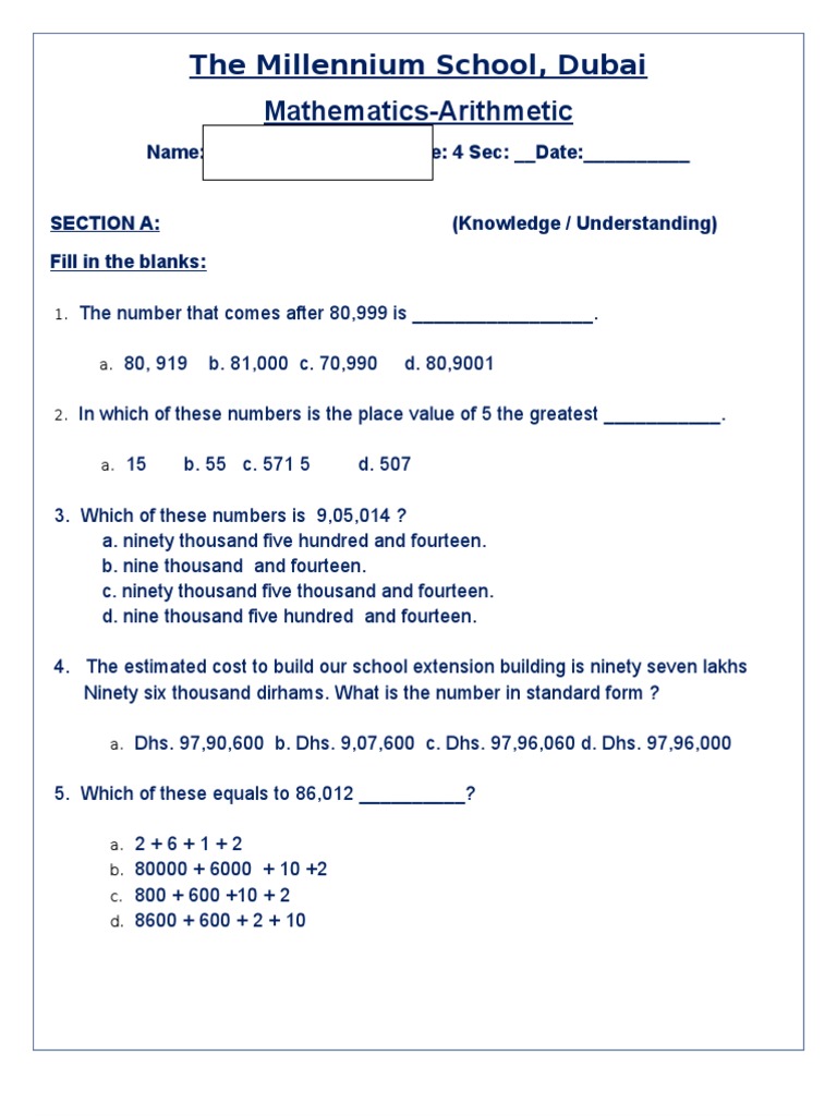 Math Case Paper 2 | Download Free PDF | Teaching Mathematics | Science