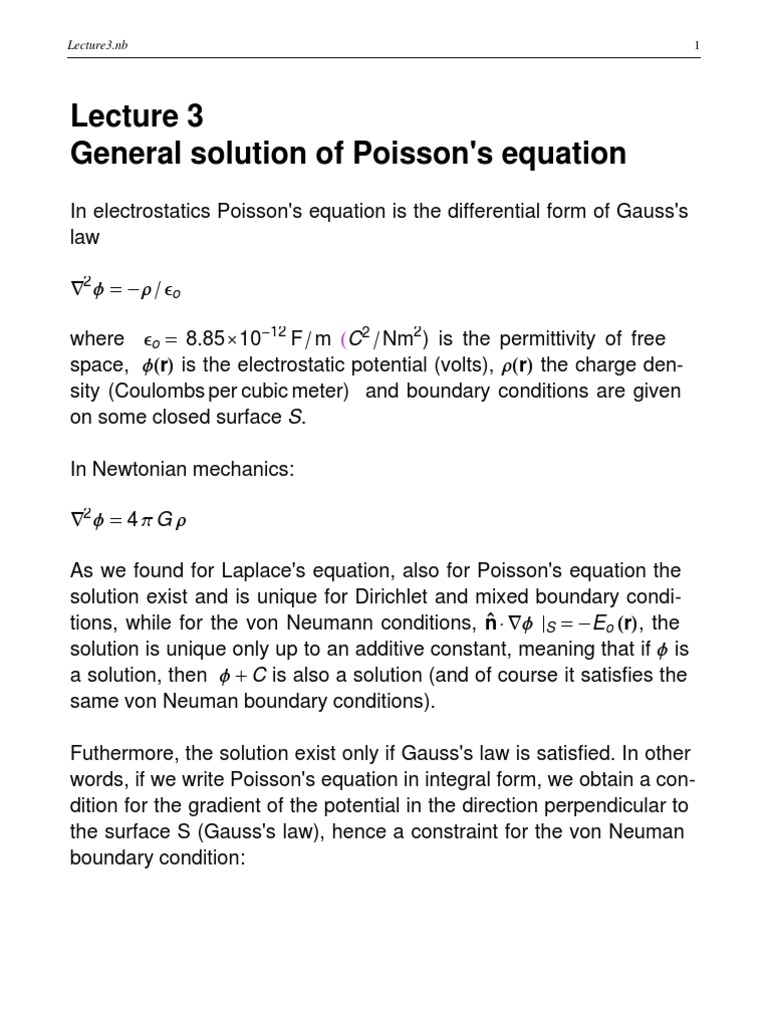 possion equation solution | Green's Function | Boundary Value Problem