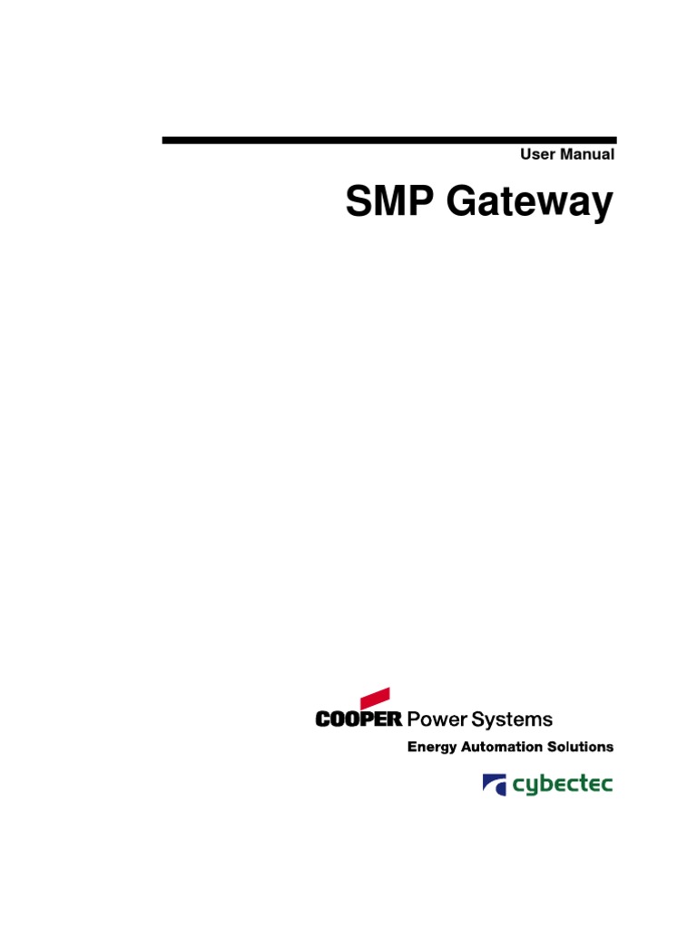 SMP Gateway User Manual | PDF | Scada | Communications Protocols