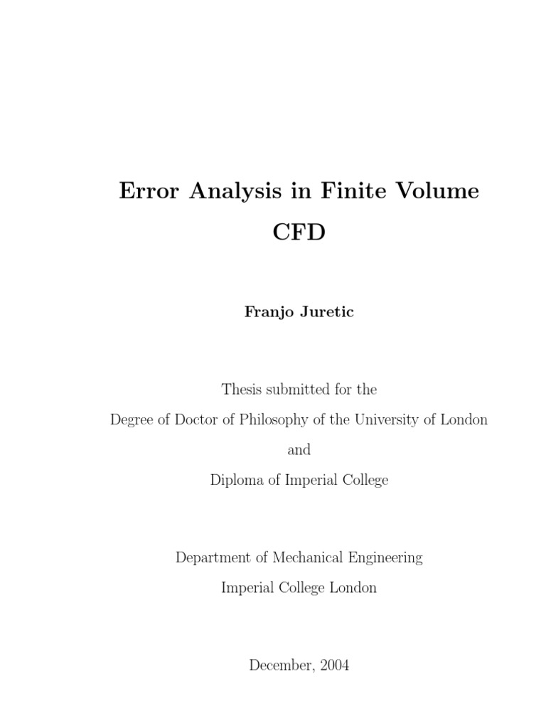 Failure Analysis of FEV | PDF | Computational Fluid Dynamics | Finite Element Method
