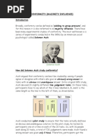 Asch, 1951 | PDF | Conformity | Experiment