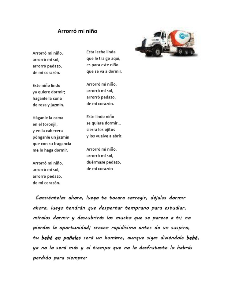 Arrorró Mi Niño | PDF