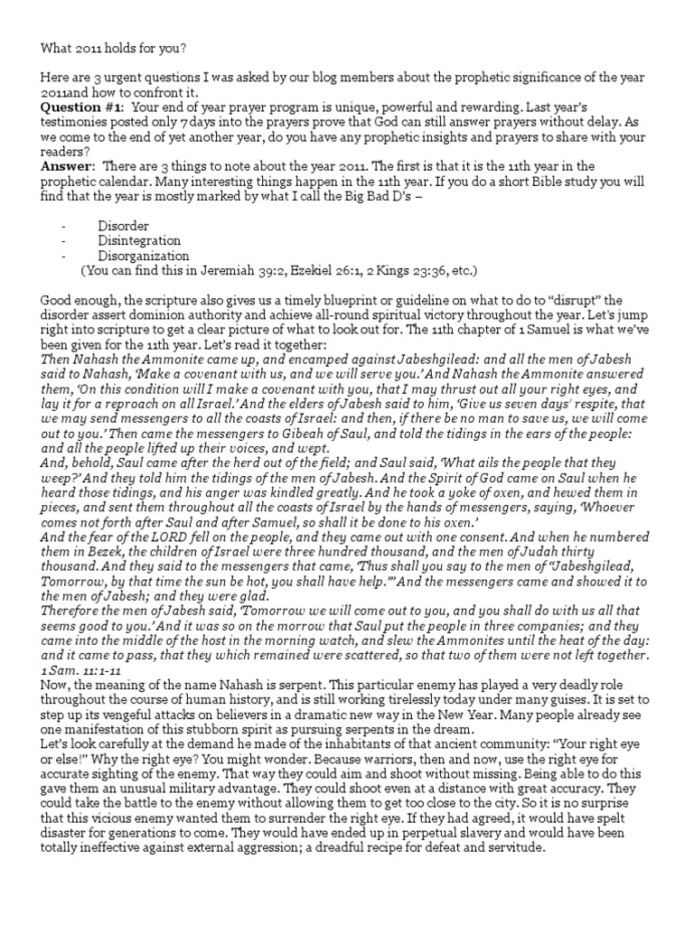 Elisha Goodman | PDF | Saul | Prayer