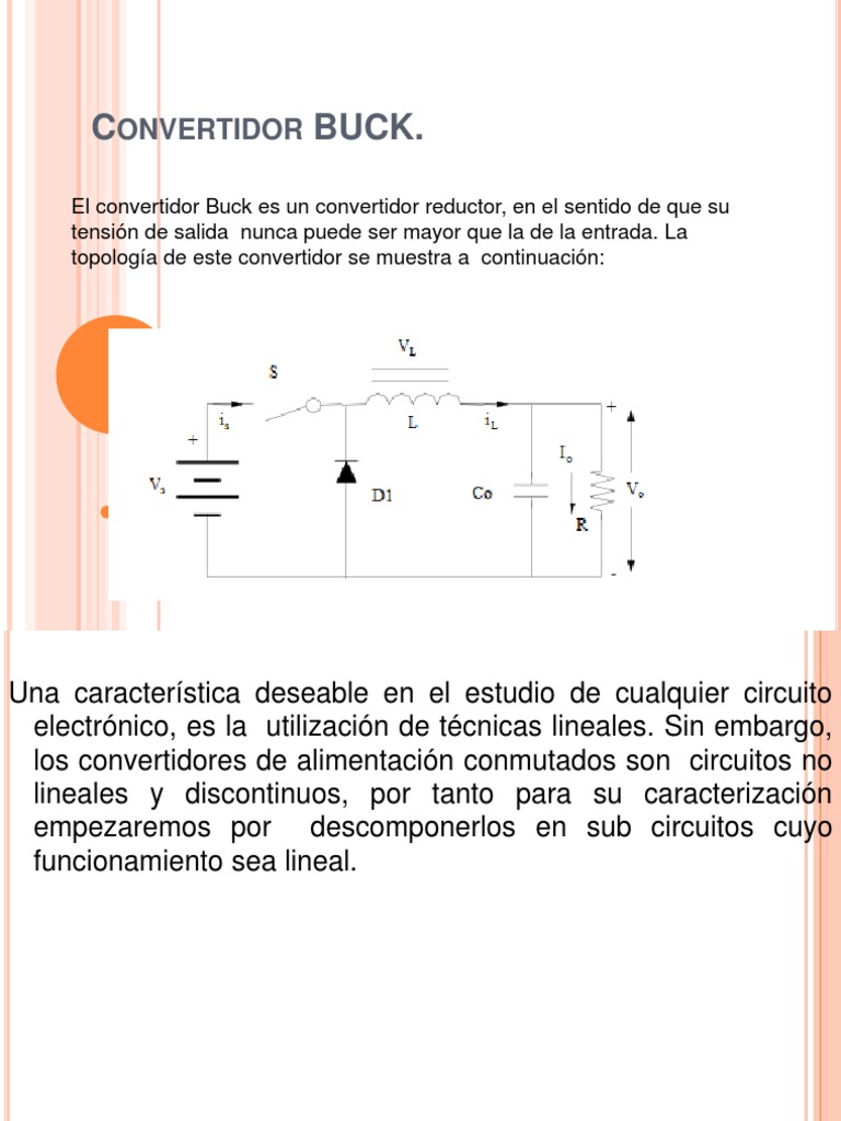 Convertidor BUCK | Inductor | Bienes manufacturados
