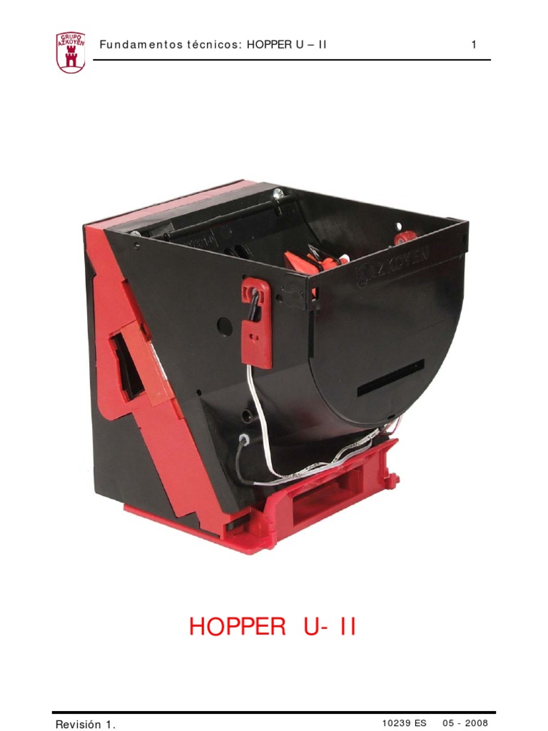 Manual Técnico Hopper U-II en Español | PDF | Balanza | Monedas