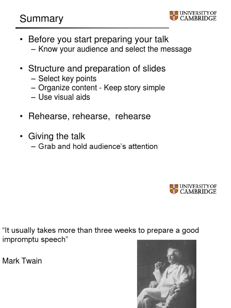 Effective Talk Preparation Tips | PDF | Career & Growth | Self-Improvement