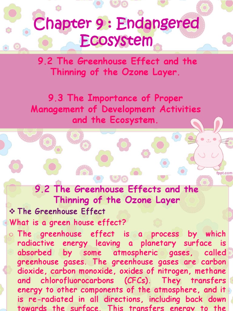 Biology Form 4 Chapter 9 - Endangered Ecosystem | PDF | Greenhouse ...
