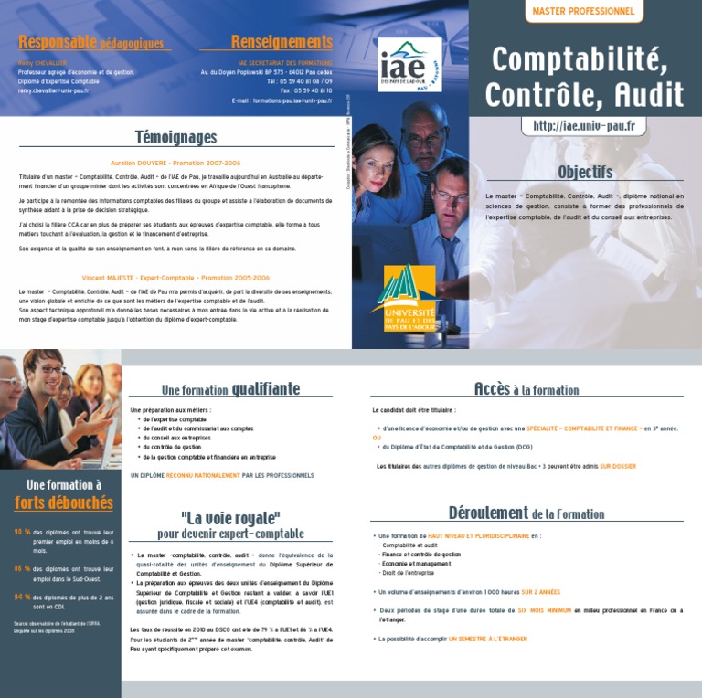 Master Compta Controle Audit | PDF | Audit | Business