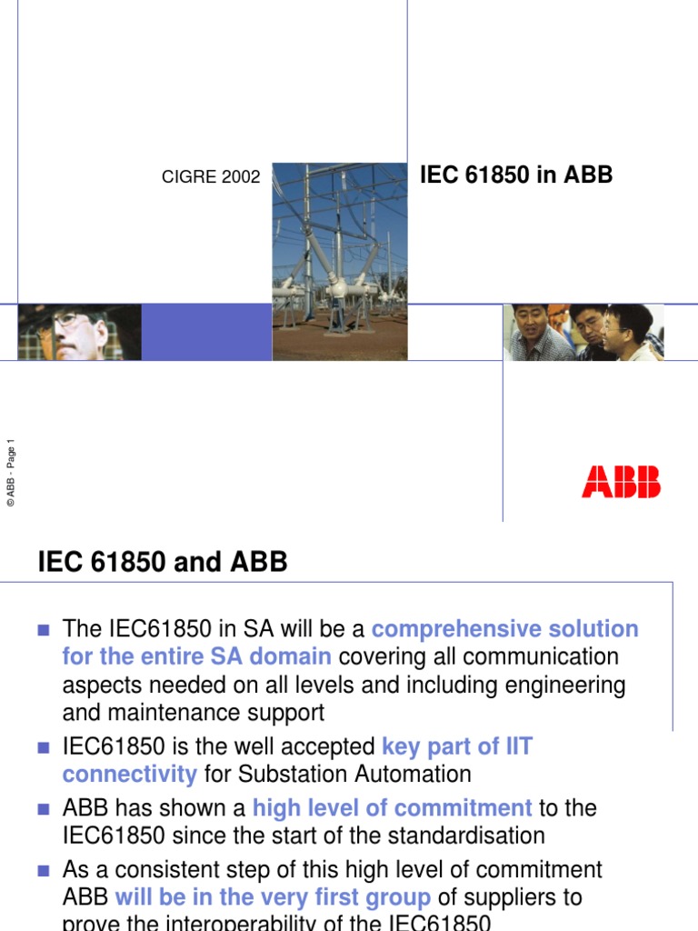 IEC 61850 in ABB: CIGRE 2002 | PDF