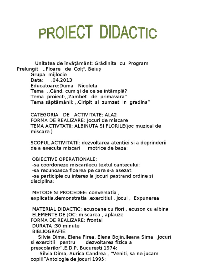 proiect didactic .ala2