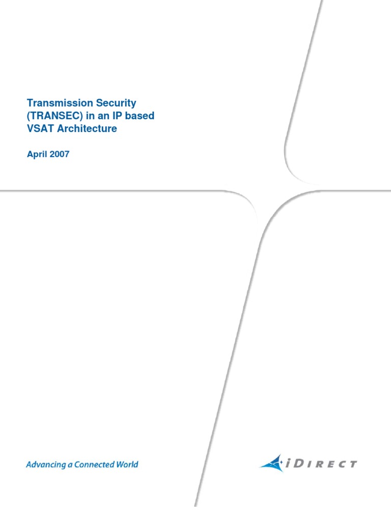 White Paper Idirect Transec in Ip Vsat Architecture | PDF | Public Key ...