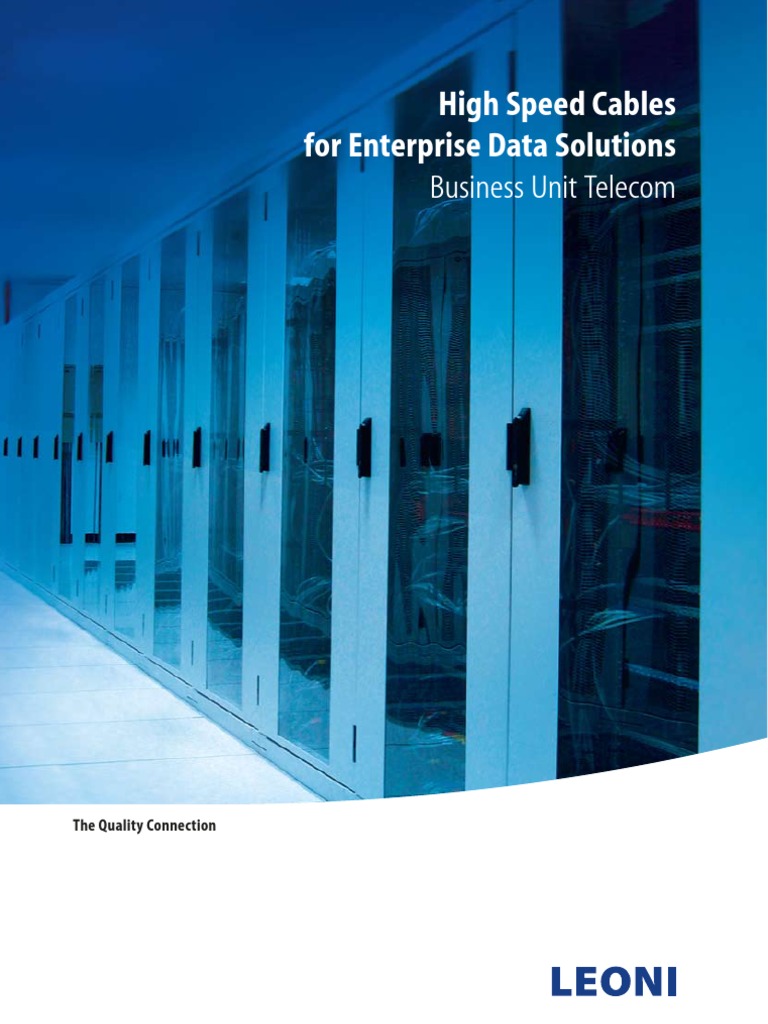 Data Cables With Drawings and Charts | PDF | Data Center | Transmission ...