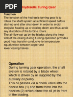 Hydraulic Turning Gear for Turbines | PDF | Turbine | Bearing (Mechanical)