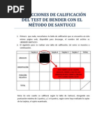 Test de Bender con evaluación de Santucci. | Sicología y ciencia ...