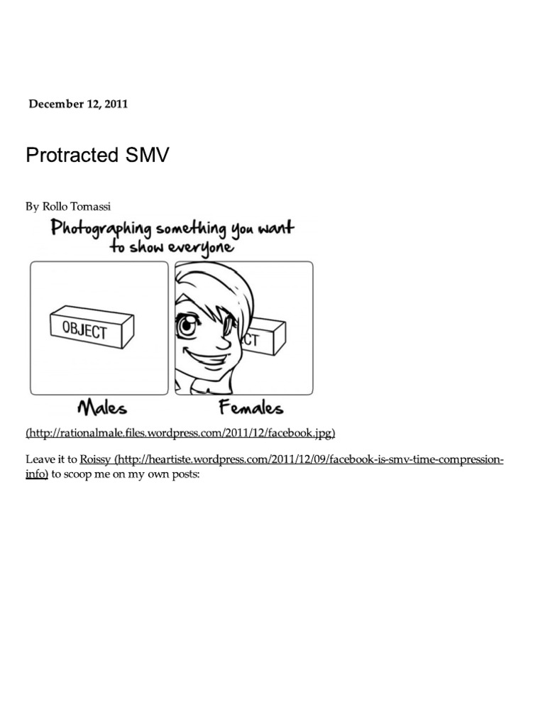 Rollo Tomasi TheRationalMale | PDF