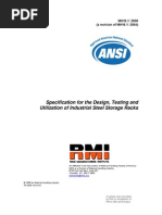 Ansi MH16.1 2012 (R2019) PDF | PDF | Beam (Structure) | Strength Of ...