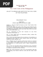 New Civil Code of The Philippines | PDF