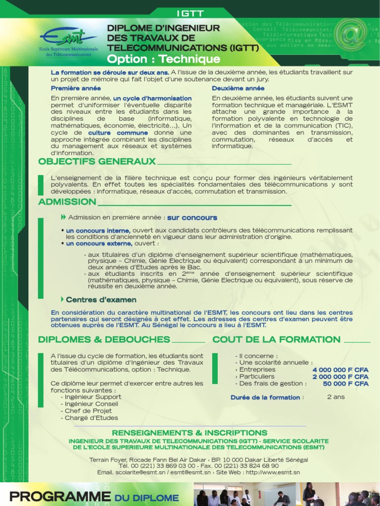 Esmt Fiche Igtt1 Mod | PDF | Informatique | Réseau informatique