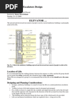 Planning of LIFTS in Buildings | PDF | Elevator | Transport
