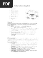 6 Stages of Creative Problem Solving | PDF | Learning | Thought