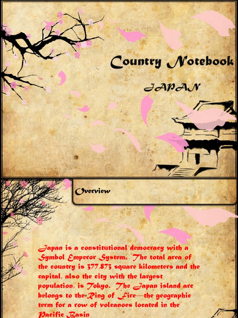Country Notebook On Japan | PDF | Japanese Writing System | Japan