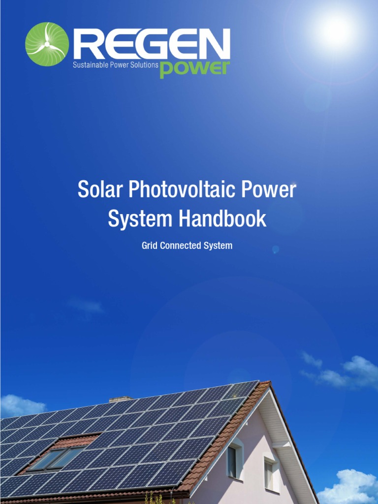 Solar Photovoltaic Power System Handbook | PDF | Photovoltaic System ...