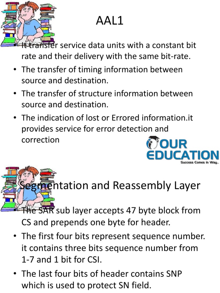 AAL1 and Segmentation and Reassembly Layer | PDF | Telecommunications ...