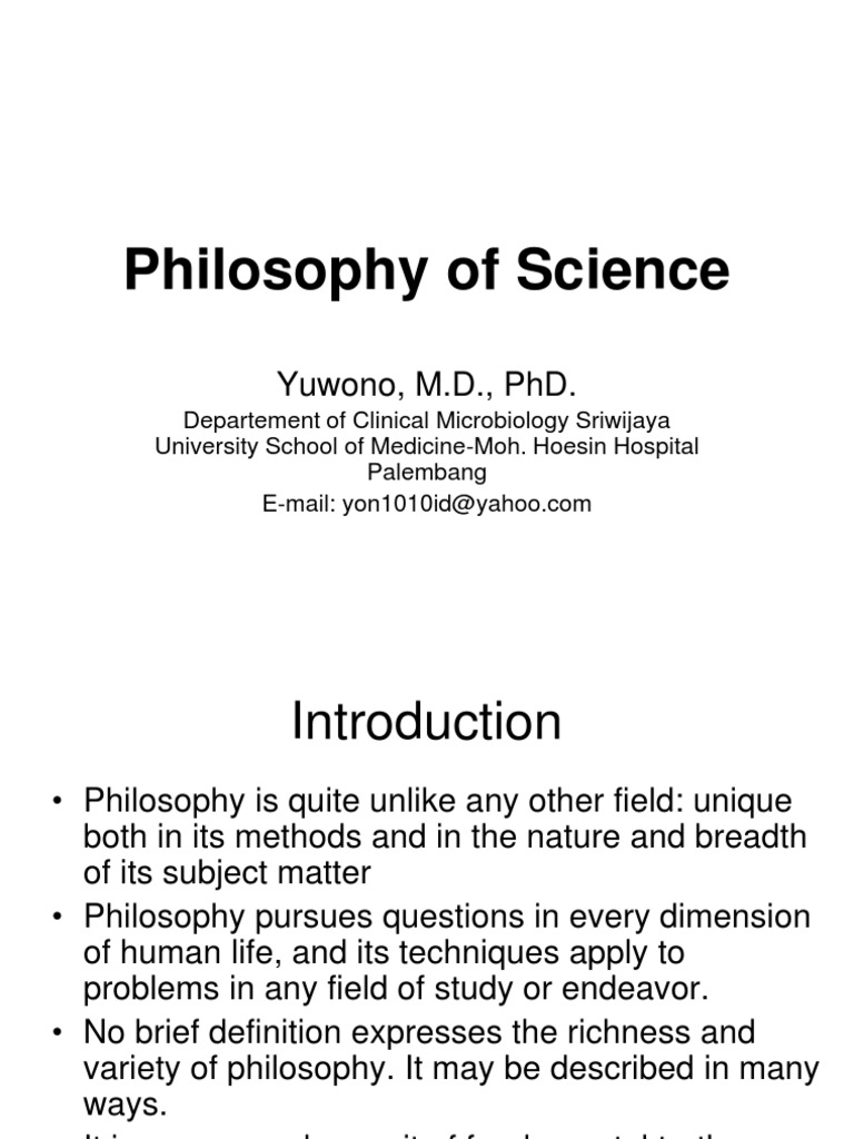 Understanding Philosophy of Science | PDF | Philosophy Of Science | Science