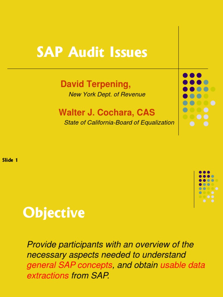 SAP Audit Issues | Accrual | Receipt