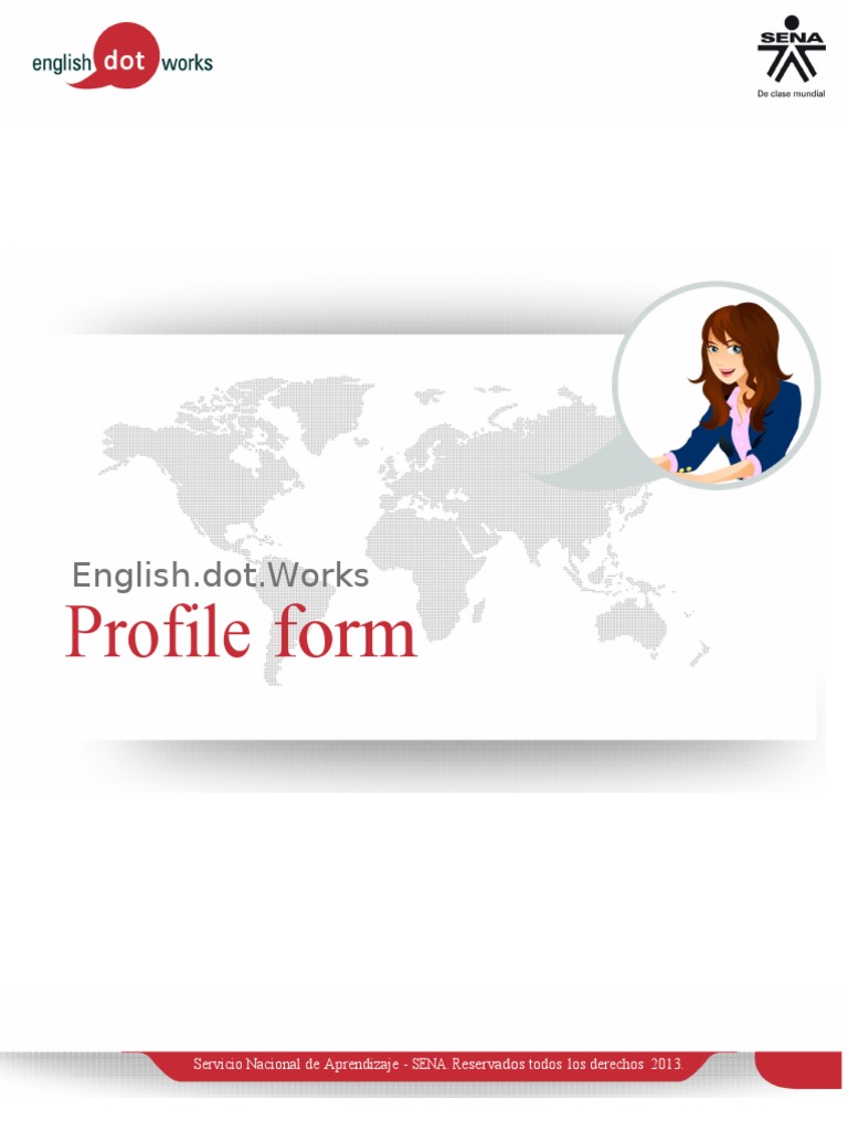Profile Form: English - Dot.works | PDF