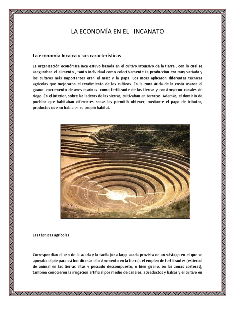 La Economía Incaica y Sus Características | PDF | Imperio Inca ...