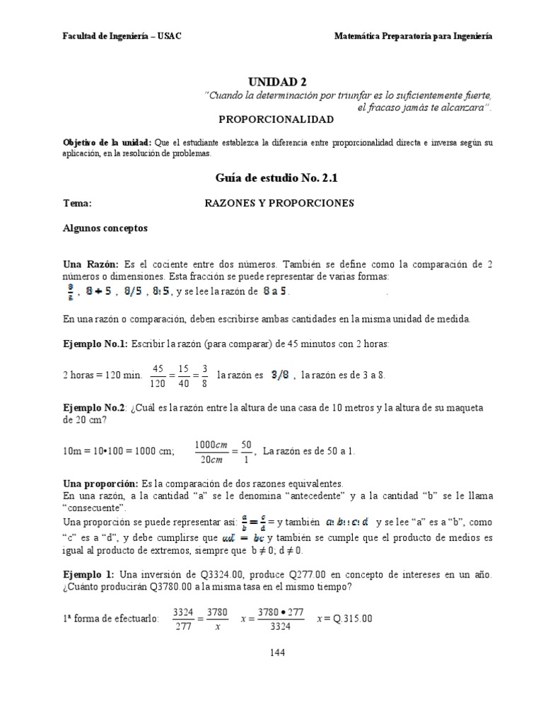 Proporcionalidad y sus aplicaciones | PDF | Porcentaje | Proporción