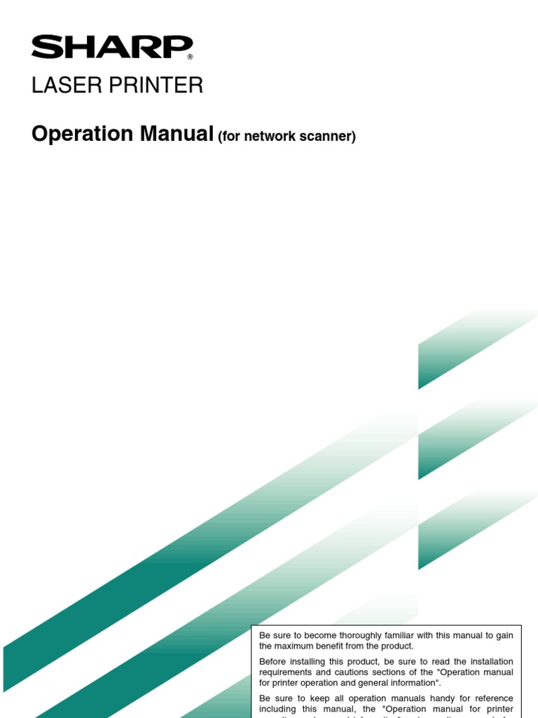 Laser Printer: Operation Manual | PDF | Image Scanner | World Wide Web
