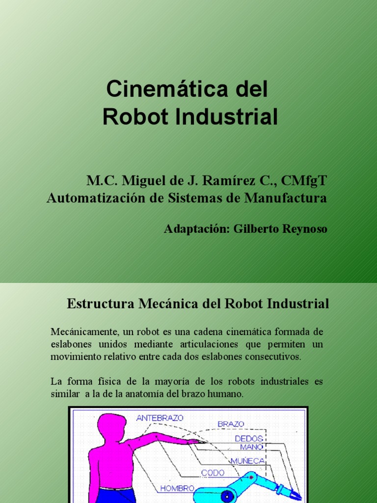Cinematica Robot | PDF | Geometría euclidiana | Enseñanza de matemática